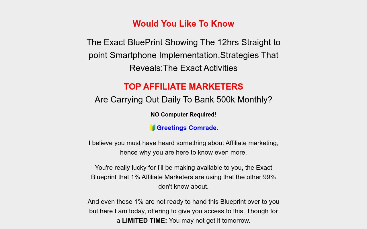 Affiliate marketing